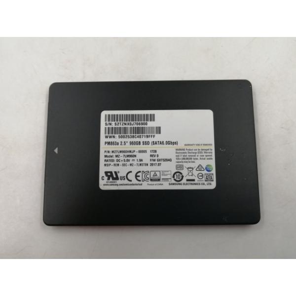 ■分類：SSD■ランク：中古■メーカー：SAMSUNG■製造番号：S2TZNX0J706900■備考：PM863a MZ-7LM960N 付属品：本体のみ■保証期間：１週間■注意事項：お客様のモニター発色の具合によって、実際の商品と色合いが...