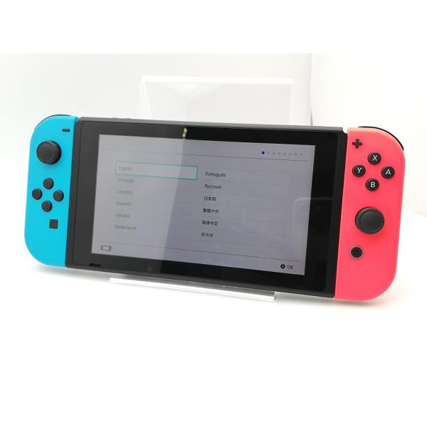 ■分類：据置ゲーム機■ランク：ランクB■メーカー：Nintendo■製造番号：XKJ10078541299■備考：状態：外装キズ/スレ、液晶キズ/スレ、ドックキズ/スレ/汚れJoy-Conキズ/スレ/汚れ 付属品：箱、ドック、Joy-Con...