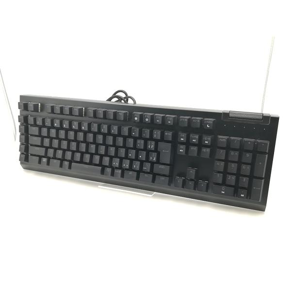 ■分類：パソコン用アクセサリー■ランク：中古■メーカー：Razer■製造番号：IO2329F91100695■備考：状態：主要キー一部無反応（ｇ、ｌ）、キー隙間汚れ付属品：箱、印刷物■保証期間：１週間■注意事項：お客様のモニター発色の具合に...
