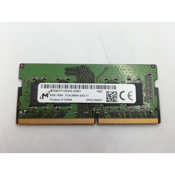 ■分類：メモリー■ランク：中古■メーカー：260PIN■製造番号：001P■備考：Micron 付属品：本体のみ■保証期間：１週間■注意事項：お客様のモニター発色の具合によって、実際の商品と色合いが異なる場合があります。