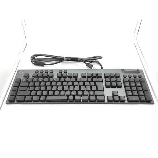 ■分類：パソコン用アクセサリー■ランク：中古■メーカー：Logicool■製造番号：2216MR3BEAB9■備考：■キーボード/フルサイズ/JIS配列/メカニカル(Kailh Low Prolife)/GL Tactile/有線 状態：キ...