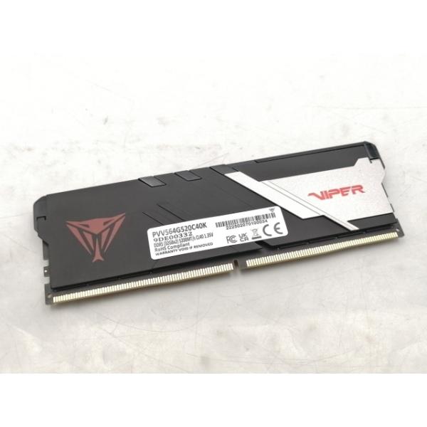 ■分類：メモリー■ランク：中古■メーカー：DDR5■製造番号：222502070100034■備考：Patriot/Viper■保証期間：１週間■注意事項：お客様のモニター発色の具合によって、実際の商品と色合いが異なる場合があります。