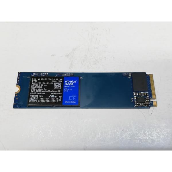 ■分類：SSD■ランク：中古■メーカー：各社■製造番号：5407■備考：状態：オイルブリードあり WD Blue SN550 WDS200T2B0C■保証期間：１週間■注意事項：お客様のモニター発色の具合によって、実際の商品と色合いが異なる...