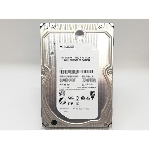 ■分類：3.5インチ 内蔵型SATA HDD■ランク：中古■メーカー：各社3.5インチSerialATA■製造番号：Z4H01194■備考：型番：ST2000NM0024付属品：本体のみ■保証期間：１週間■注意事項：お客様のモニター発色の具...