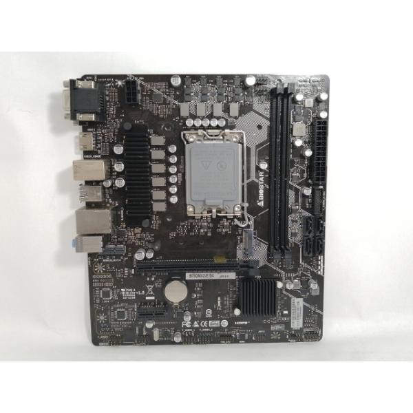 ■分類：マザーボード■ランク：中古■メーカー：BIOSTAR■製造番号：F4B5205B68AB■備考：BIOS ver：B76J05085.BSS状態：CPUソケットピン曲がり、HDMI端子出力不良あり付属品：バックパネル、SATAケーブ...
