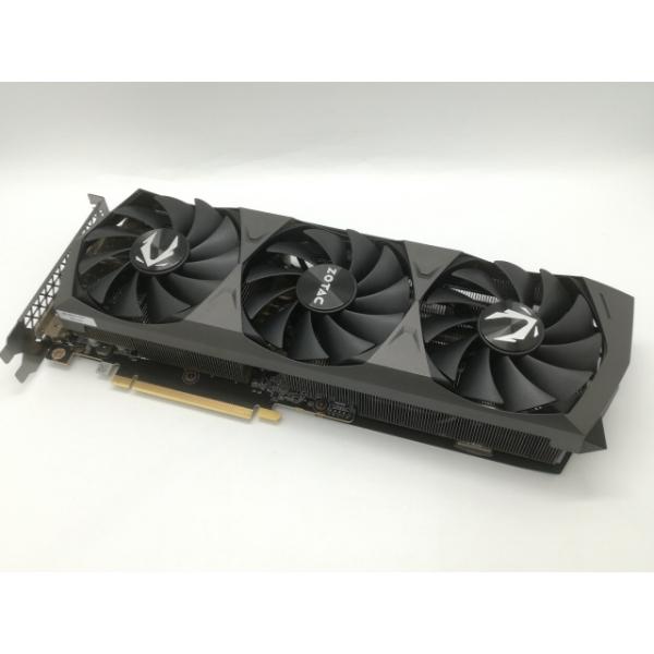 ■分類：ビデオボード■ランク：中古■メーカー：ZOTAC■製造番号：N215200019813■備考：状態：ヒートシンク白サビ、LEDにRGBコントロール不良、箱・本体シリアル不一致 付属品：箱、印刷物、デュアル6ピンto8ピン電源ケーブル...