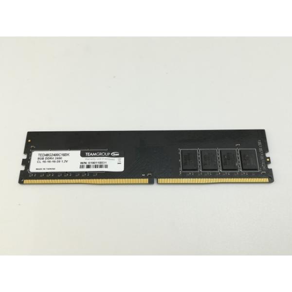 ■分類：メモリー■ランク：中古■メーカー：DDR4■製造番号：6190118031■備考：TEAMGROUP付属品：本体のみ■保証期間：１週間■注意事項：お客様のモニター発色の具合によって、実際の商品と色合いが異なる場合があります。