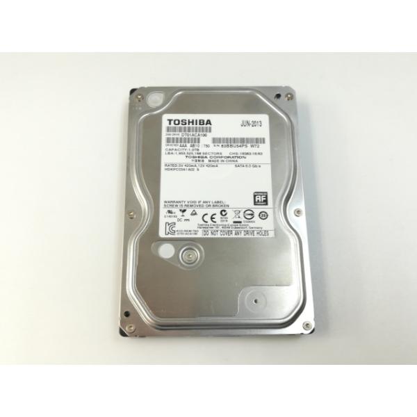 ■分類：3.5インチ 内蔵型SATA HDD■ランク：中古■メーカー：TOSHIBA■製造番号：63BBU54PSW72■備考：付属品：本体のみ■保証期間：１週間■注意事項：お客様のモニター発色の具合によって、実際の商品と色合いが異なる場合...
