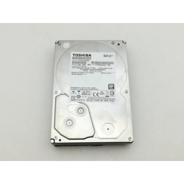 ■分類：3.5インチ 内蔵型SATA HDD■ランク：中古■メーカー：TOSHIBA■製造番号：37N834GASTZ6■備考：付属品：本体のみ■保証期間：１週間■注意事項：お客様のモニター発色の具合によって、実際の商品と色合いが異なる場合...