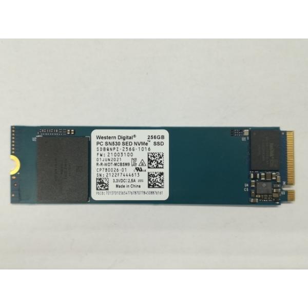■分類：SSD■ランク：中古■メーカー：各社■製造番号：2122F7444613■備考：メーカー：Western Digital 型番：SDBQNPZ-256G-1016 付属品：本体のみ■保証期間：１週間■注意事項：お客様のモニター発色の...