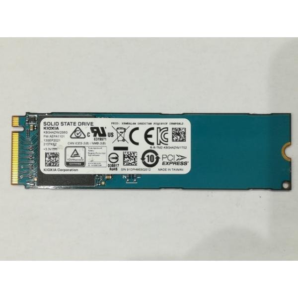 ■分類：SSD■ランク：中古■メーカー：各社■製造番号：91DPHM05QS12■備考：メーカー：KIOXIA 型番：KBG4AZNV256G 付属品：本体のみ■保証期間：１週間■注意事項：お客様のモニター発色の具合によって、実際の商品と色...