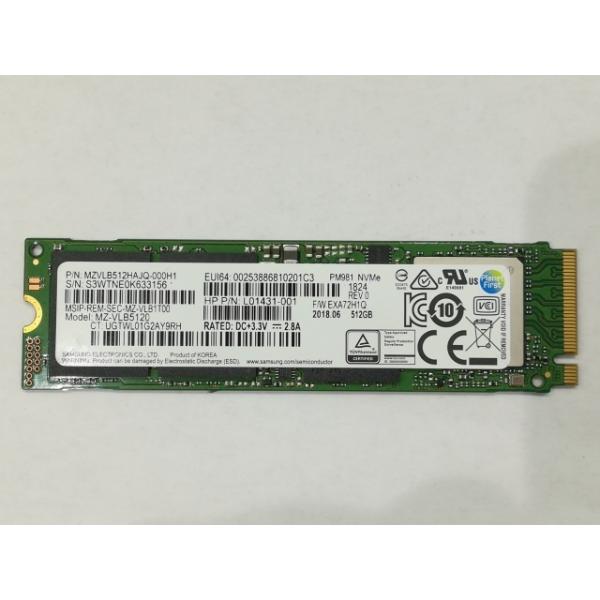 ■分類：SSD■ランク：中古■メーカー：各社■製造番号：S3WTNE0K633156■備考：メーカー：SAMSUNG 型番：MZVLB512HAJQ-000H1 付属品：本体のみ■保証期間：１週間■注意事項：お客様のモニター発色の具合によっ...