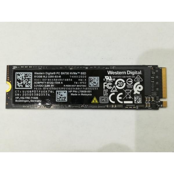 ■分類：SSD■ランク：中古■メーカー：各社■製造番号：205053803574■備考：メーカー：Western Digital 型番：SDBPNTY-512G-1006 付属品：本体のみ■保証期間：１週間■注意事項：お客様のモニター発色の...