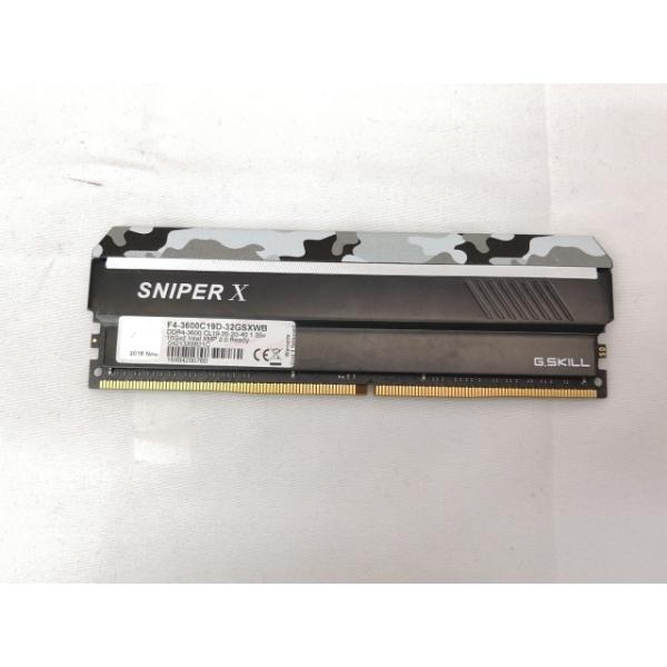 ■分類：メモリー■ランク：中古■メーカー：DDR4■製造番号：0760■備考：SNIPER　X 付属品：本体のみ■保証期間：１週間■注意事項：お客様のモニター発色の具合によって、実際の商品と色合いが異なる場合があります。