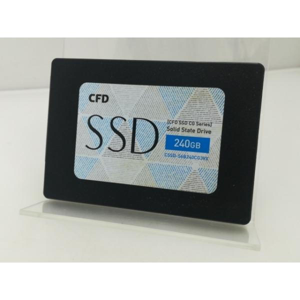 ■分類：SSD■ランク：中古■メーカー：各社2.5SSD■製造番号：0205F19TPC3X001470■備考：電源投入回数：589回/使用時間：22305時間(1月時点) CFD CSSD-S6B240CG3VX 付属品：本体のみ■保証期...