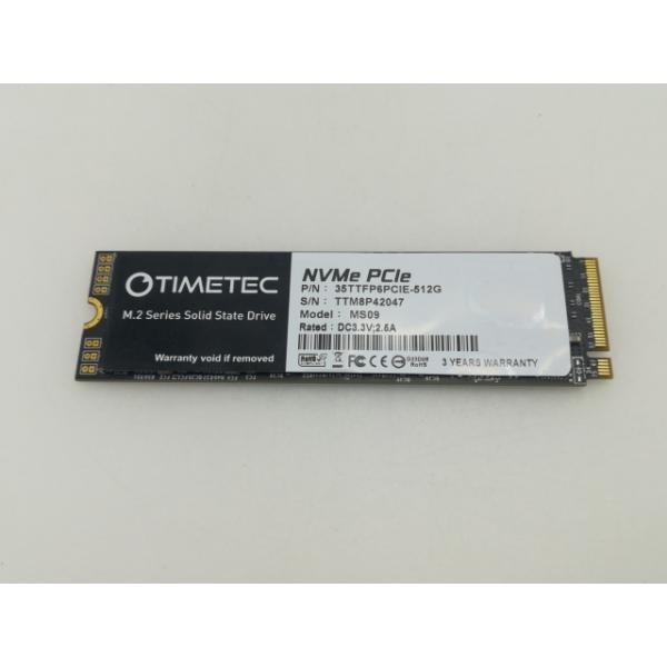 ■分類：SSD■ランク：中古■メーカー：各社■製造番号：TTM8P42047■備考：電源投入回数：261回/使用時間：815時間(1月時点)TIMETEC 35TTFP6PCIE-512G付属品：本体のみ■保証期間：１週間■注意事項：お客様...