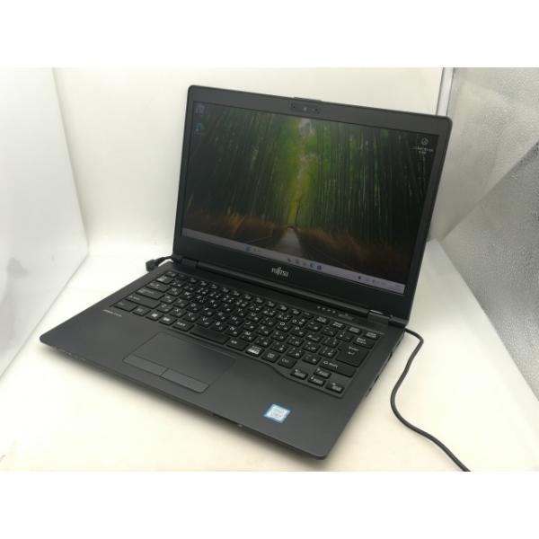 ■分類：Windowsノートパソコン■ランク：ランクB■メーカー：Fujitsu■製造番号：R070018■備考：状態：外装にスレ、液晶面にキズ、キーボードにテカリがあります。ユーザーカスタマイズでSSDに換装、OSクリーンインストール済み...