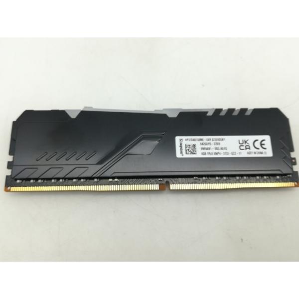 ■分類：メモリー■ランク：中古■メーカー：DDR4■製造番号：D5KF/D5KH■備考：メーカー：Kingston型番：HP37D4U1S8ME-8XR付属品：本体のみ■保証期間：１週間■注意事項：お客様のモニター発色の具合によって、実際の...