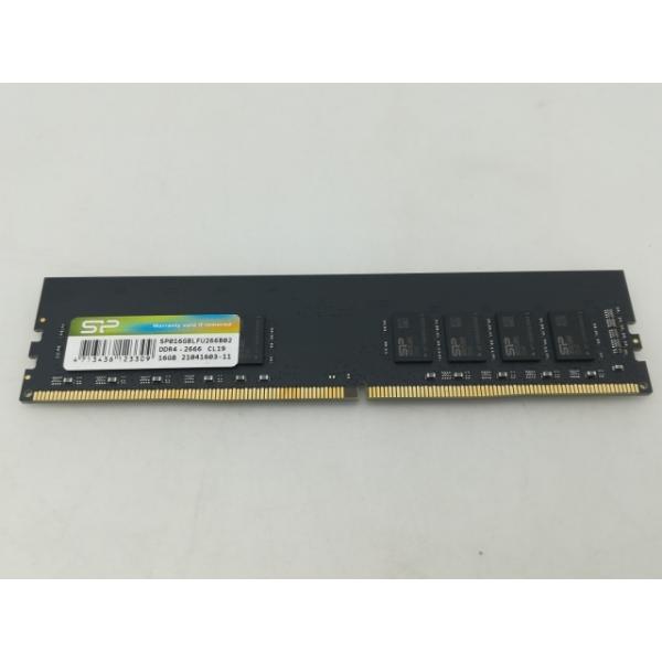 ■分類：メモリー■ランク：中古■メーカー：DDR4■製造番号：21041603■備考：メーカー：Silliconpower 型番：SP016GBLFU266B02 付属品：本体のみ■保証期間：１週間■注意事項：お客様のモニター発色の具合によ...