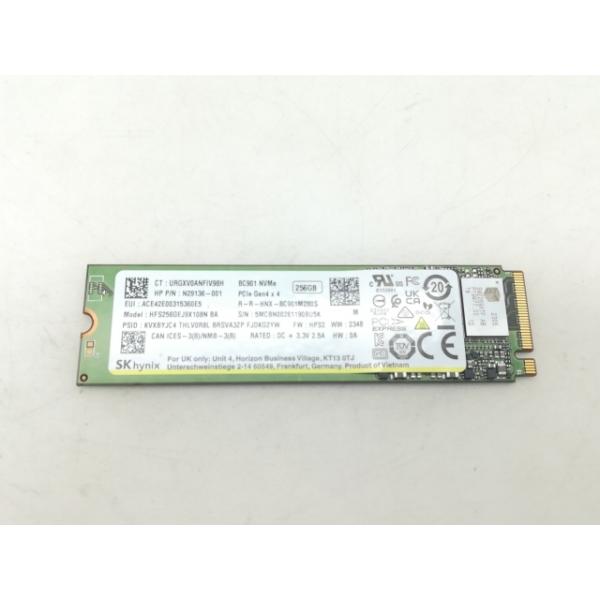■分類：SSD■ランク：中古■メーカー：各社■製造番号：BU5K■備考：電源投入回数：57回/使用時間：5時間(05月時点)SKhynix HFS256GEJ9X-10BN付属品：本体のみ■保証期間：１週間■注意事項：お客様のモニター発色の...