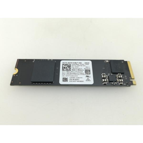 ■分類：SSD■ランク：中古■メーカー：各社■製造番号：4020■備考：電源投入回数：61回/使用時間：4時間(5月時点) WD SN740 SDSPNQD-256G 付属品：本体のみ■保証期間：１週間■注意事項：お客様のモニター発色の具合...