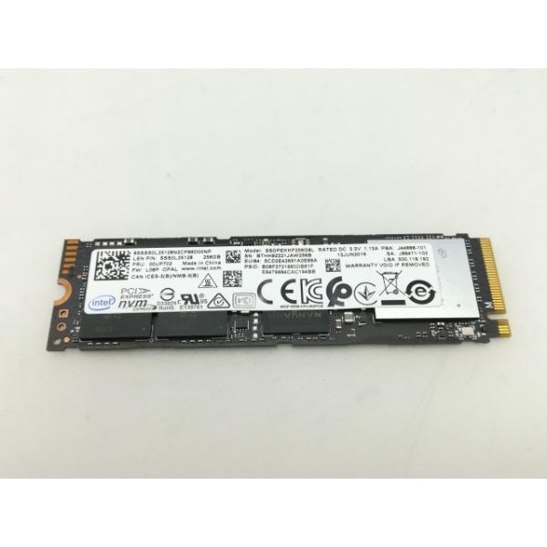 ■分類：SSD■ランク：中古■メーカー：各社■製造番号：BTHH9221JAW256B■備考：メーカー：Intel型番：SSDPEKKF256GBL電源投入回数：816回/使用時間：30818時間(07月時点)付属品：本体のみ■保証期間：１...