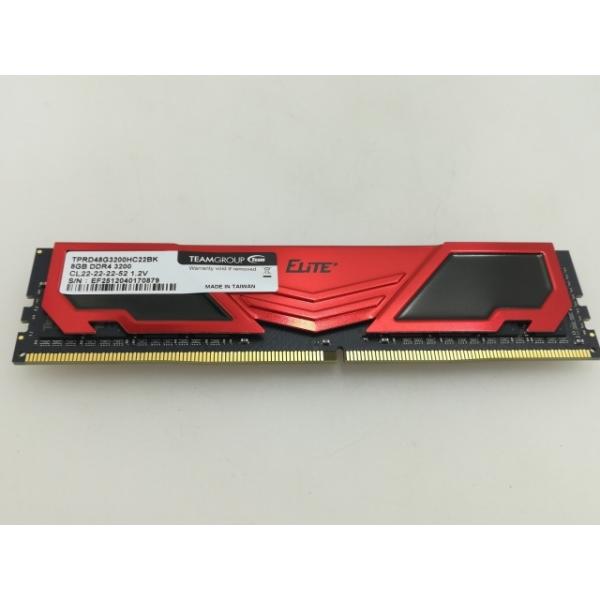 ■分類：メモリー■ランク：中古■メーカー：DDR4■製造番号：0879■備考：メーカー：Team 型番：TPRD48G3200HC22BK 付属品：本体のみ■保証期間：１週間■注意事項：お客様のモニター発色の具合によって、実際の商品と色合い...