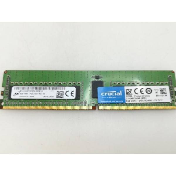 ■分類：メモリー■ランク：中古■メーカー：DDR4■製造番号：7528■備考：※サーバーなどに使われるメモリ規格です。使用できる環境に制限がございます。 あらかじめ、ご使用環境(パソコン)が対応している事をご確認ください。メーカー：Cruc...