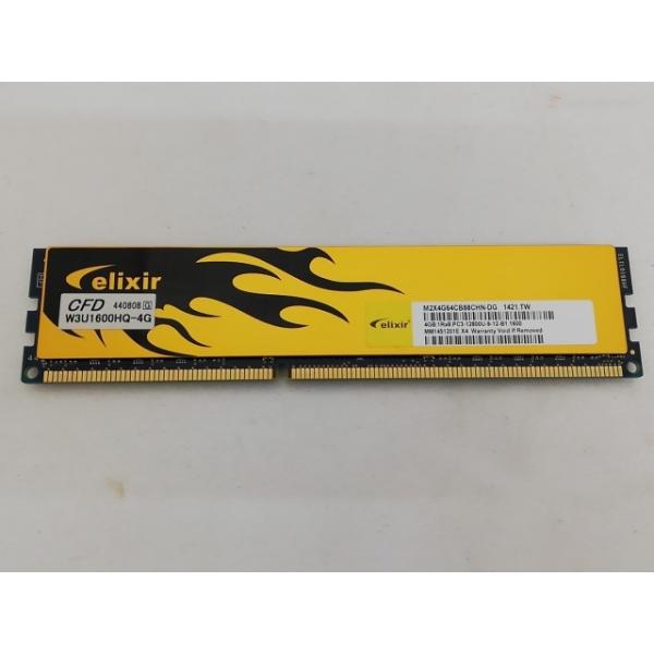 ■分類：メモリー■ランク：中古■メーカー：DDR3■製造番号：440808■備考：CFD elixir■保証期間：１週間■注意事項：お客様のモニター発色の具合によって、実際の商品と色合いが異なる場合があります。
