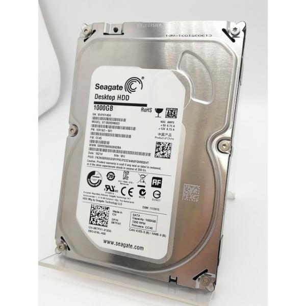 ■分類：3.5インチ 内蔵型SATA HDD■ランク：中古■メーカー：Seagate■製造番号：W4Y6Y45H■備考：メーカー：SEAGATE 付属品：本体のみ■保証期間：１週間■注意事項：お客様のモニター発色の具合によって、実際の商品と...