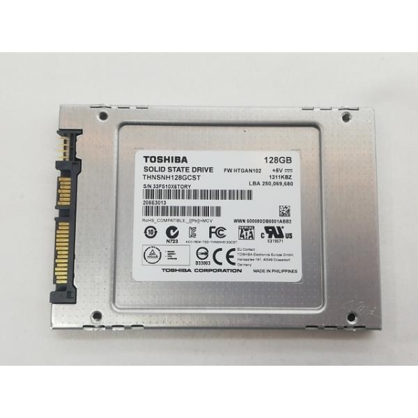 ■分類：SSD■ランク：中古■メーカー：各社2.5SSD■製造番号：33FS10X6TORY■備考：TOSHIBA ＴＨNSNH128GCST■保証期間：１週間■注意事項：お客様のモニター発色の具合によって、実際の商品と色合いが異なる場合が...