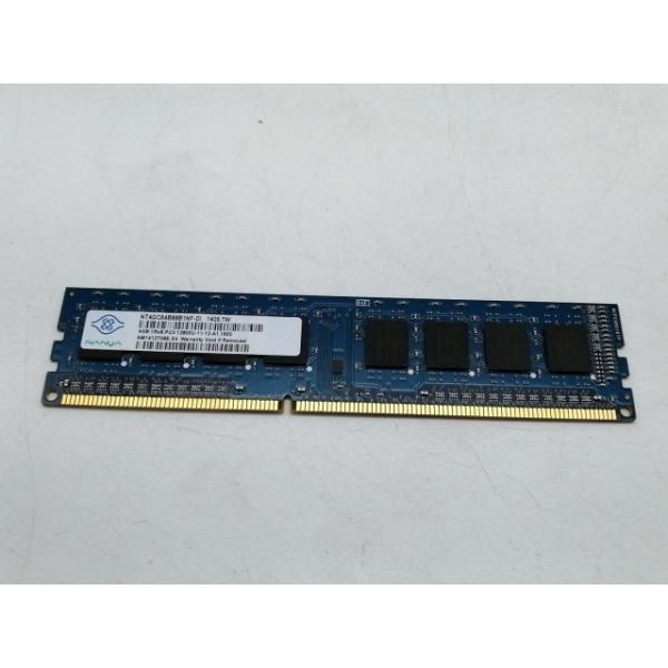 ■分類：メモリー■ランク：中古■メーカー：DDR3■製造番号：NA 1405*2■備考：※複数在庫の商品の為、画像はイメージです。 NANYA 付属品：本体のみ■保証期間：１週間■注意事項：お客様のモニター発色の具合によって、実際の商品と色...