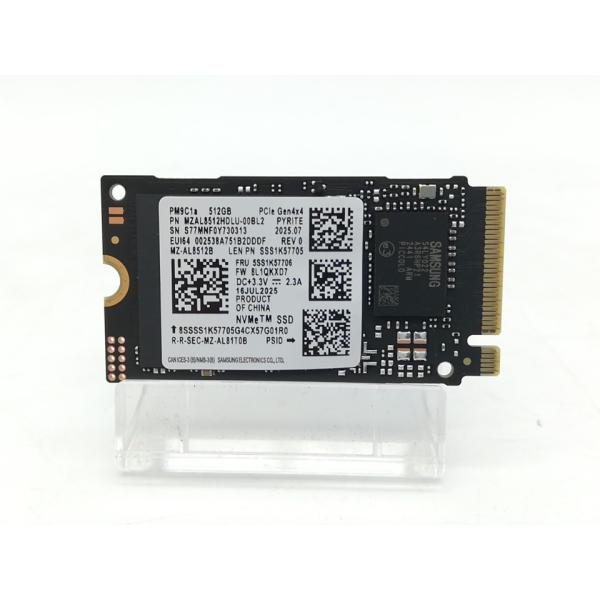 ■分類：SSD■ランク：中古■メーカー：各社■製造番号：S77MNF0Y730313■備考：SAMSUNG PM9C1a MZAL8512HDLU-00BL2 付属品：本体のみ■保証期間：１週間■注意事項：お客様のモニター発色の具合によって...