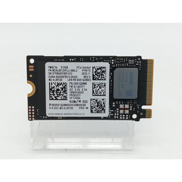 ■分類：SSD■ランク：中古■メーカー：各社■製造番号：S7R8NX0YB51612■備考：SAMSUNG PM9C1b MZAL8512HFLU-00BL2 付属品：本体のみ■保証期間：１週間■注意事項：お客様のモニター発色の具合によって...