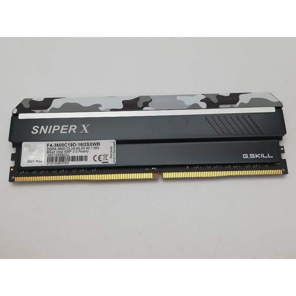 ■分類：メモリー■ランク：中古■メーカー：DDR4■製造番号：GS 7223 7224■備考：G.Skill SNIPER.X 片面計8枚 付属品：本体のみ■保証期間：１週間■注意事項：お客様のモニター発色の具合によって、実際の商品と色合い...