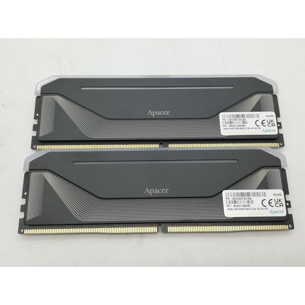 ■分類：メモリー■ランク：中古■メーカー：DDR5■製造番号：NOX RGB 0366 0367■備考：Apacer NOX DDR5 RGB Black 片面計8枚 付属品：パッケージ■保証期間：１週間■注意事項：お客様のモニター発色の具...