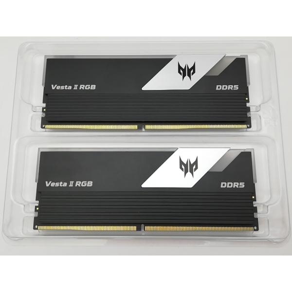 ■分類：メモリー■ランク：中古■メーカー：DDR5■製造番号：PREDATOR 001F/0020■備考：PREDATOR Vesta II DDR5 RGB 付属品：箱■保証期間：１週間■注意事項：お客様のモニター発色の具合によって、実際...