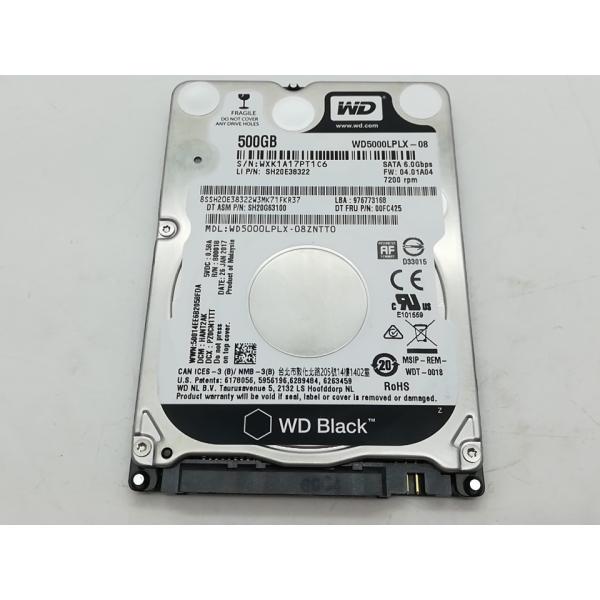 ■分類：2.5インチ 内蔵型SATA HDD■ランク：中古■メーカー：W.D.■製造番号：WXK1A17PT1C6■備考：付属品：本体のみ■保証期間：１週間■注意事項：お客様のモニター発色の具合によって、実際の商品と色合いが異なる場合があります。