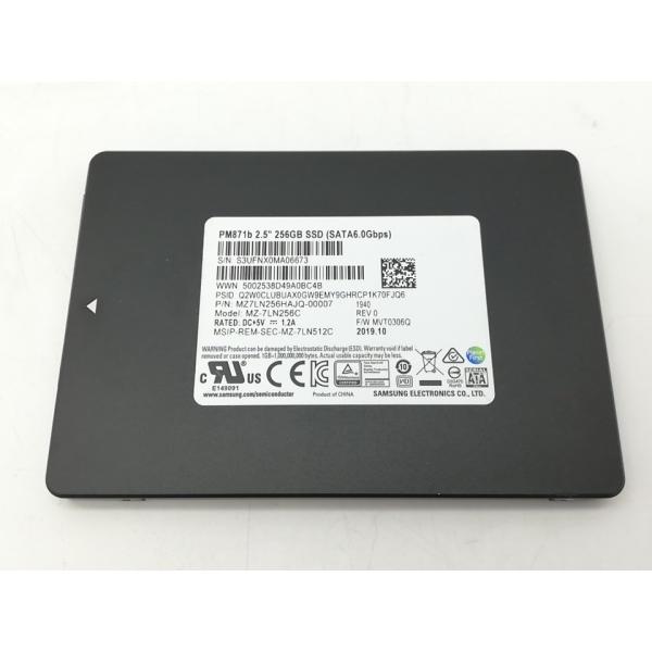 ■分類：SSD■ランク：中古■メーカー：各社2.5SSD■製造番号：S3UFNX0MA06673■備考：SAMSUNG PM871b MZ7LN256HAJQ-00007 付属品：本体のみ■保証期間：１週間■注意事項：お客様のモニター発色の...