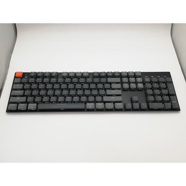 ■分類：パソコン用アクセサリー■ランク：中古■メーカー：Keychron■製造番号：-■備考：■キーボード/US配列/フルサイズキーボード/BT/有線/メカニカル(GATERON Low Profile)/茶軸系(タクタイル)状態：キートッ...