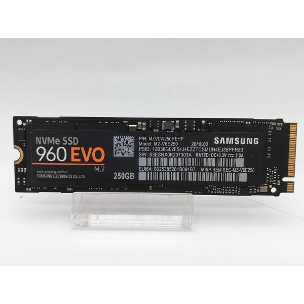 ■分類：SSD■ランク：中古■メーカー：SAMSUNG■製造番号：S3ESNX0K237303■備考：付属品：本体のみ■保証期間：１週間■注意事項：お客様のモニター発色の具合によって、実際の商品と色合いが異なる場合があります。