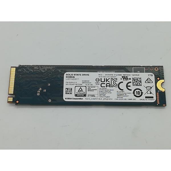 ■分類：SSD■ランク：中古■メーカー：KIOXIA■製造番号：YEQKF18FZ23M■備考：付属品：本体のみ■保証期間：１週間■注意事項：お客様のモニター発色の具合によって、実際の商品と色合いが異なる場合があります。