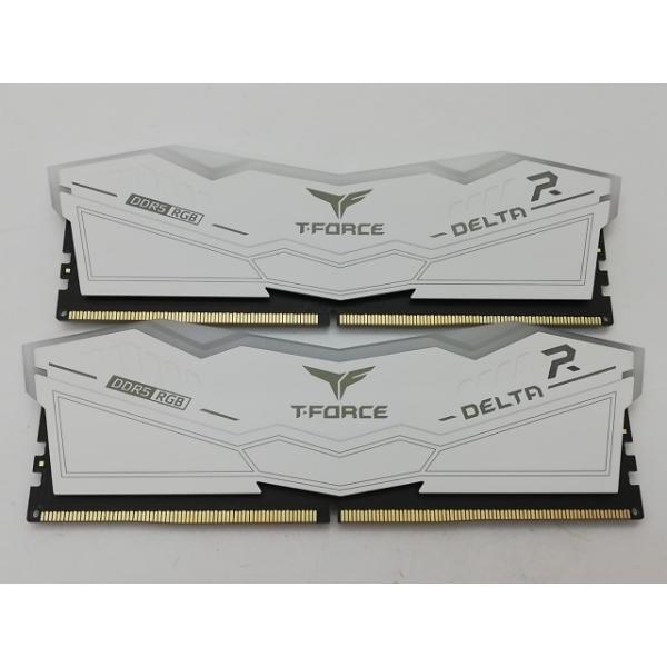 ■分類：メモリー■ランク：中古■メーカー：DDR5■製造番号：T-FORCE/DELTA 20987 20988■備考：T-FORCE/DELTA付属品：箱、ロゴステッカー■保証期間：１週間■注意事項：お客様のモニター発色の具合によって、実...