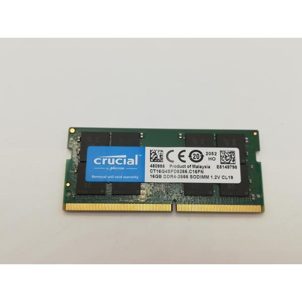 ■分類：メモリー■ランク：中古■メーカー：260PIN■製造番号：M 9798■備考：Micron/crucial両面計16枚付属品：本体のみ■保証期間：１週間■注意事項：お客様のモニター発色の具合によって、実際の商品と色合いが異なる場合が...