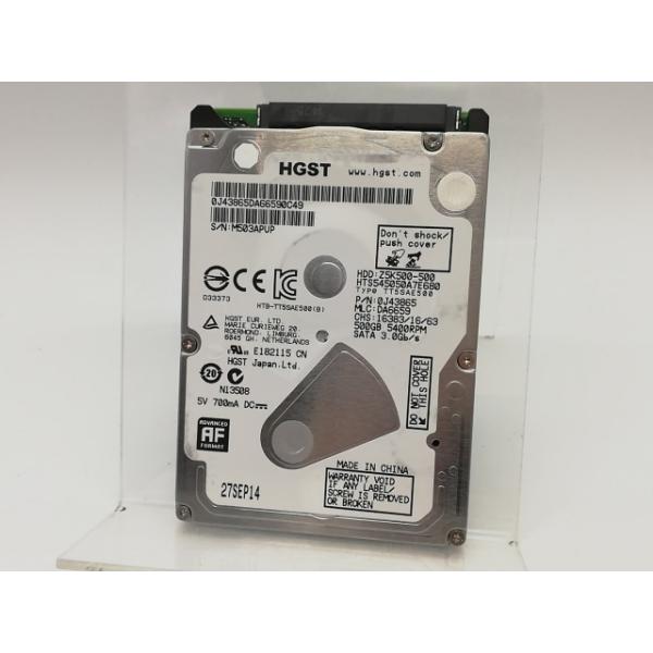 ■分類：2.5インチ 内蔵型SATA HDD■ランク：中古■メーカー：HGST■製造番号：M503APUP■備考：付属品：本体のみ■保証期間：１週間■注意事項：お客様のモニター発色の具合によって、実際の商品と色合いが異なる場合があります。