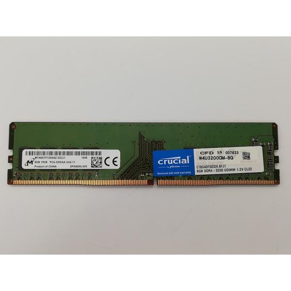 ■分類：メモリー■ランク：中古■メーカー：DDR4■製造番号：crucial/Micron 7623*2■備考：crucial/Micron ※端子にサビあり 付属品：本体のみ■保証期間：１週間■注意事項：お客様のモニター発色の具合によって...