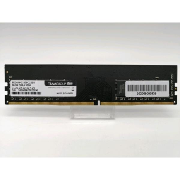 ■分類：メモリー■ランク：中古■メーカー：DDR4■製造番号：TM 0091■備考：TEAMGROUP 片面実装 付属品：本体のみ■保証期間：１週間■注意事項：お客様のモニター発色の具合によって、実際の商品と色合いが異なる場合があります。