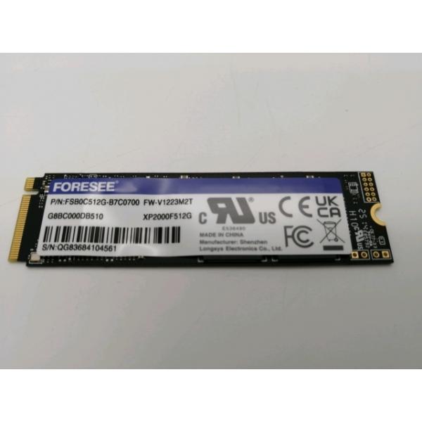 ■分類：SSD■ランク：中古■メーカー：各社■製造番号：QG83684104561■備考：FORESEE XP2000F512G 付属品：本体のみ■保証期間：１週間■注意事項：お客様のモニター発色の具合によって、実際の商品と色合いが異なる場...