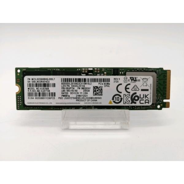 ■分類：SSD■ランク：中古■メーカー：各社■製造番号：S4ELNX2R501633■備考：SAMSUNG MZVLB256HBHQ-000L7 付属品：本体のみ■保証期間：１週間■注意事項：お客様のモニター発色の具合によって、実際の商品と...