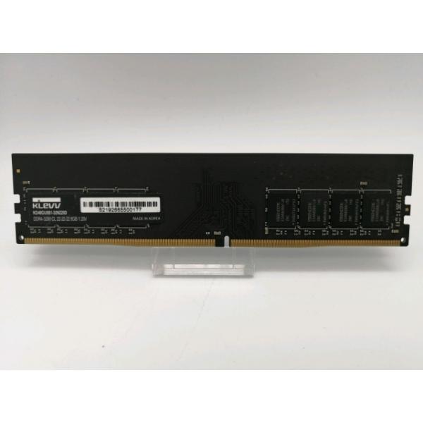 ■分類：メモリー■ランク：中古■メーカー：DDR4■製造番号：EC0495/0177■備考：※複数在庫の商品の為、画像はイメージです。 ESSENCORE/KLEVV 付属品：本体のみ■保証期間：１週間■注意事項：お客様のモニター発色の具合...